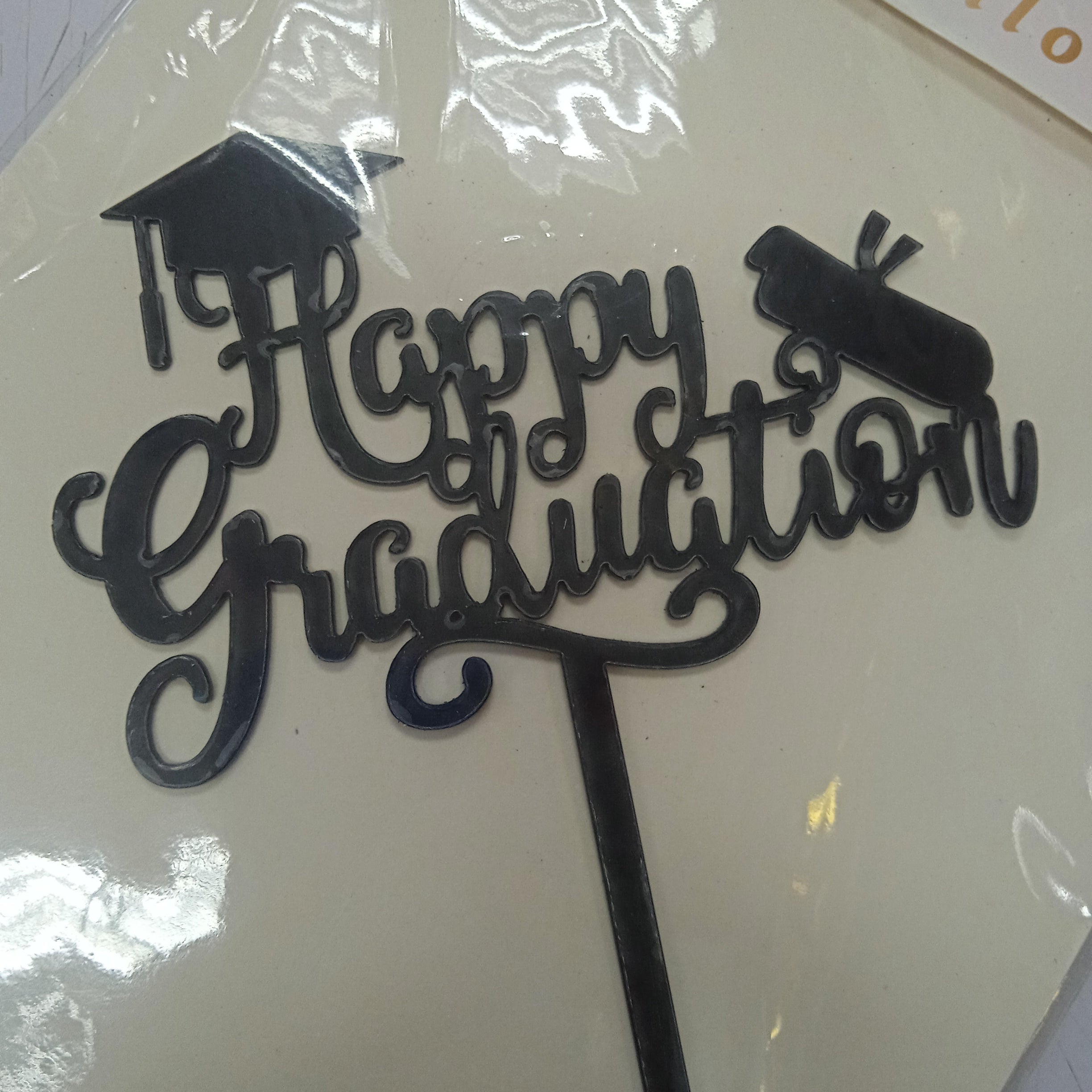 Cake Topper Happy Graduation – MACL Balloons and Party Mates Center