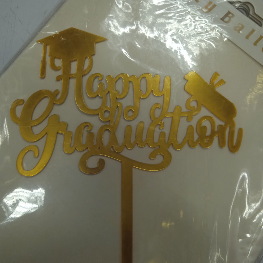 Cake Topper Happy Graduation – MACL Balloons and Party Mates Center