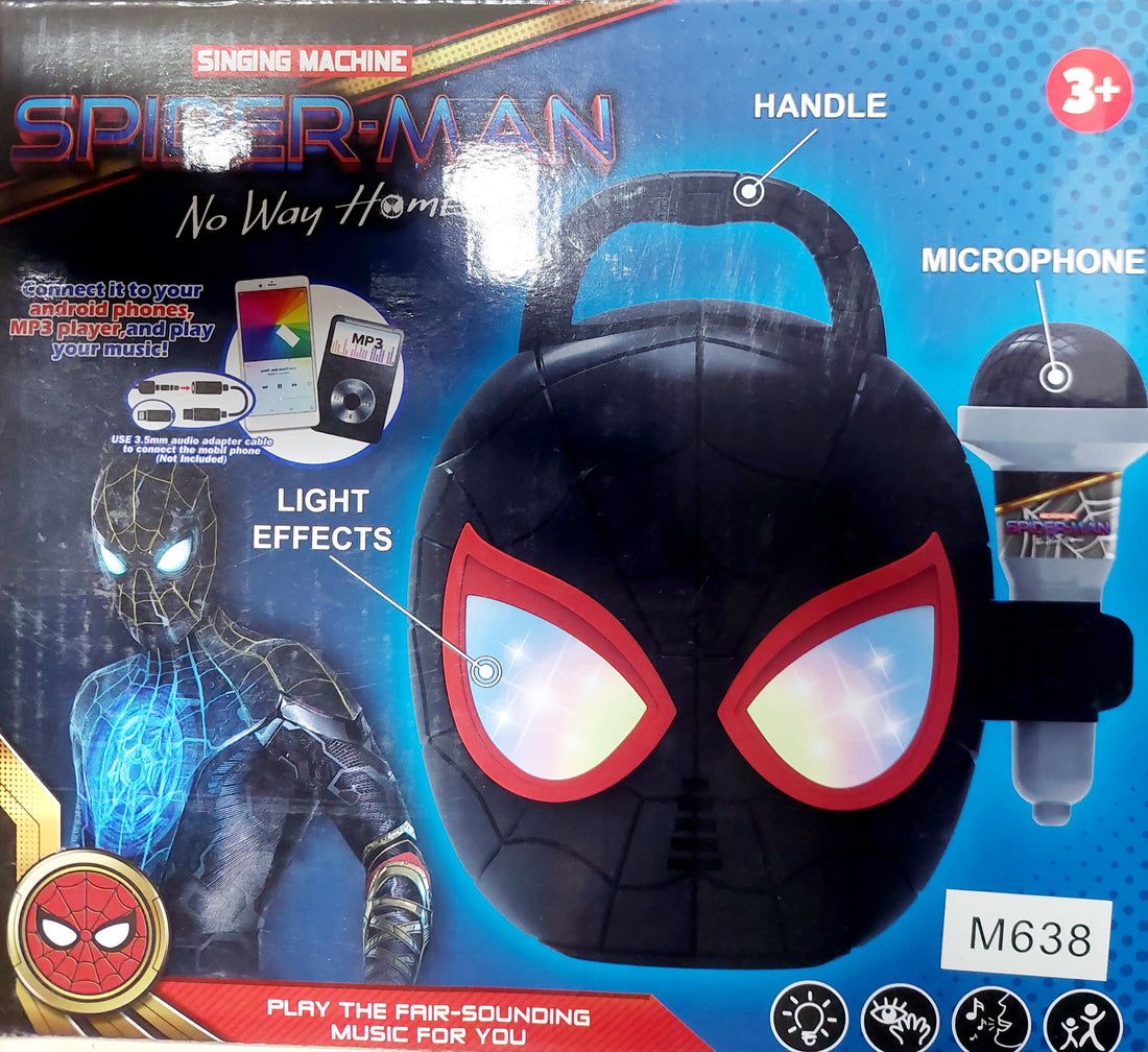 Spiderman Speaker w/Microphone – MACL Balloons and Party Mates Center