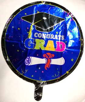 Foil Balloon Round Graduation